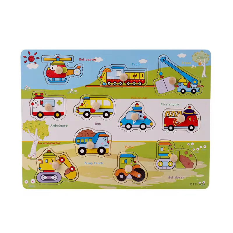 Wooden transport puzzle Board! – Nanhy Bachy
